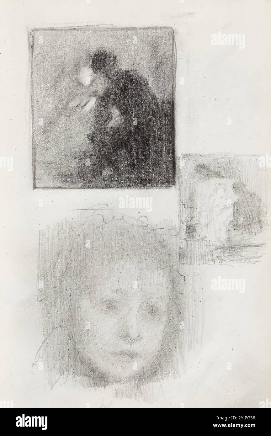 Schjerfbeck, Helene, Sketch book, ca. 1887, 1890s and early 20th ...