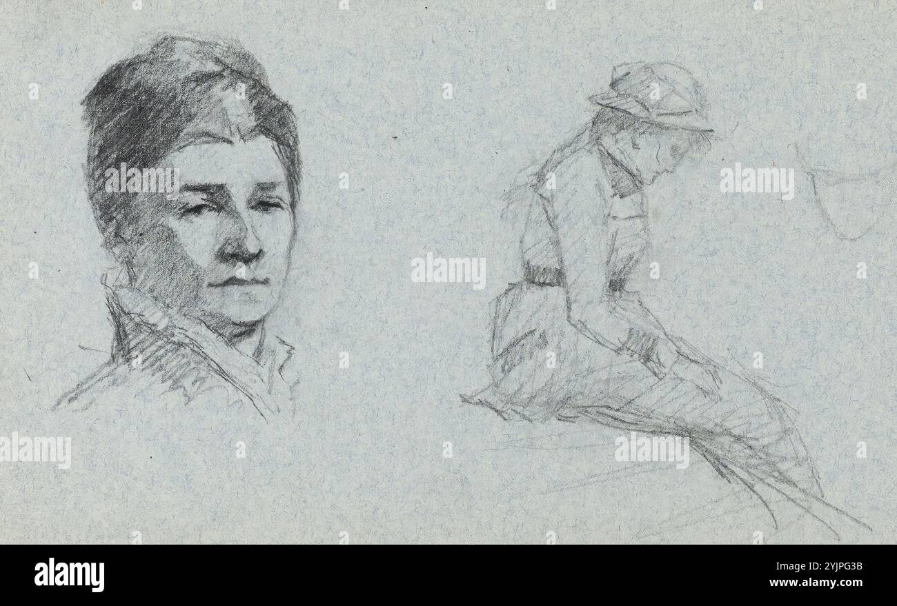 Wiik, Maria, Sketch book, undateable, drawing, Wiik, Maria, unscheduled ...