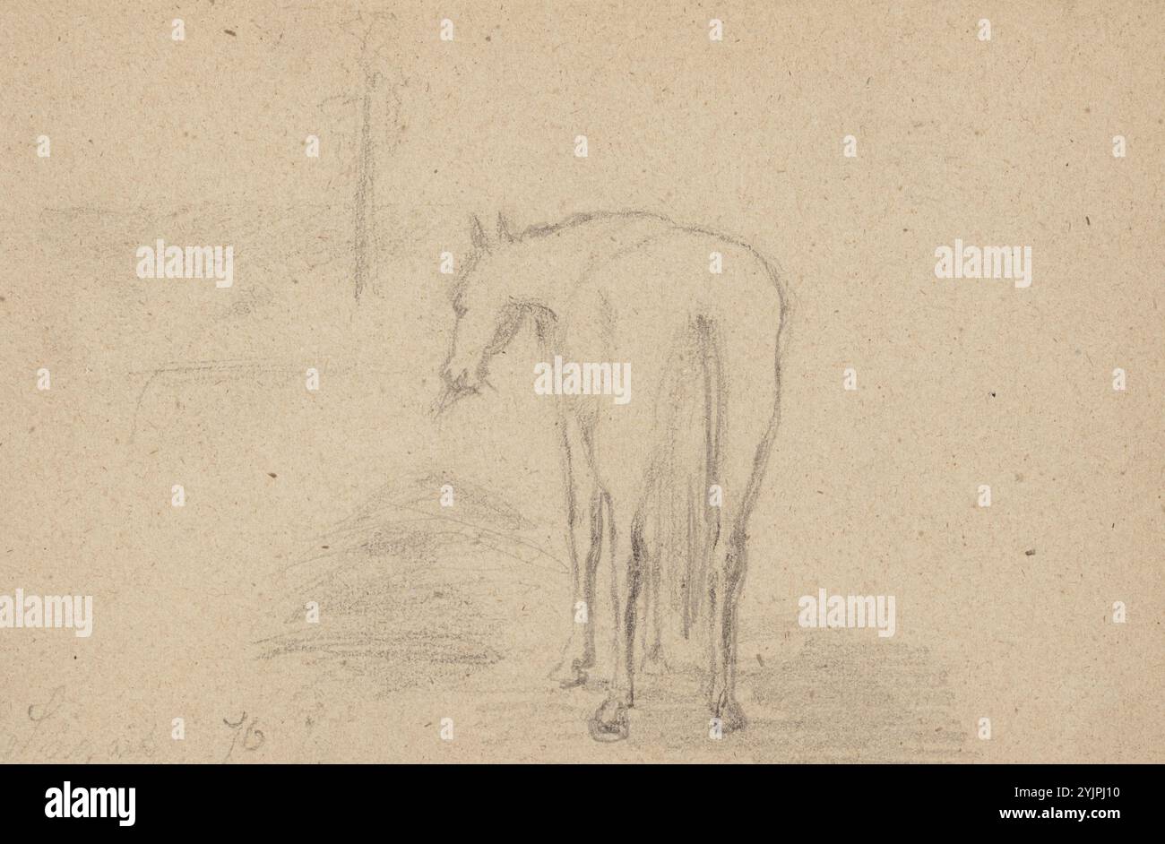 Schjerfbeck, Helene, Sketch book, 1876, drawing, 9.2 cm x 13.7 cm ...
