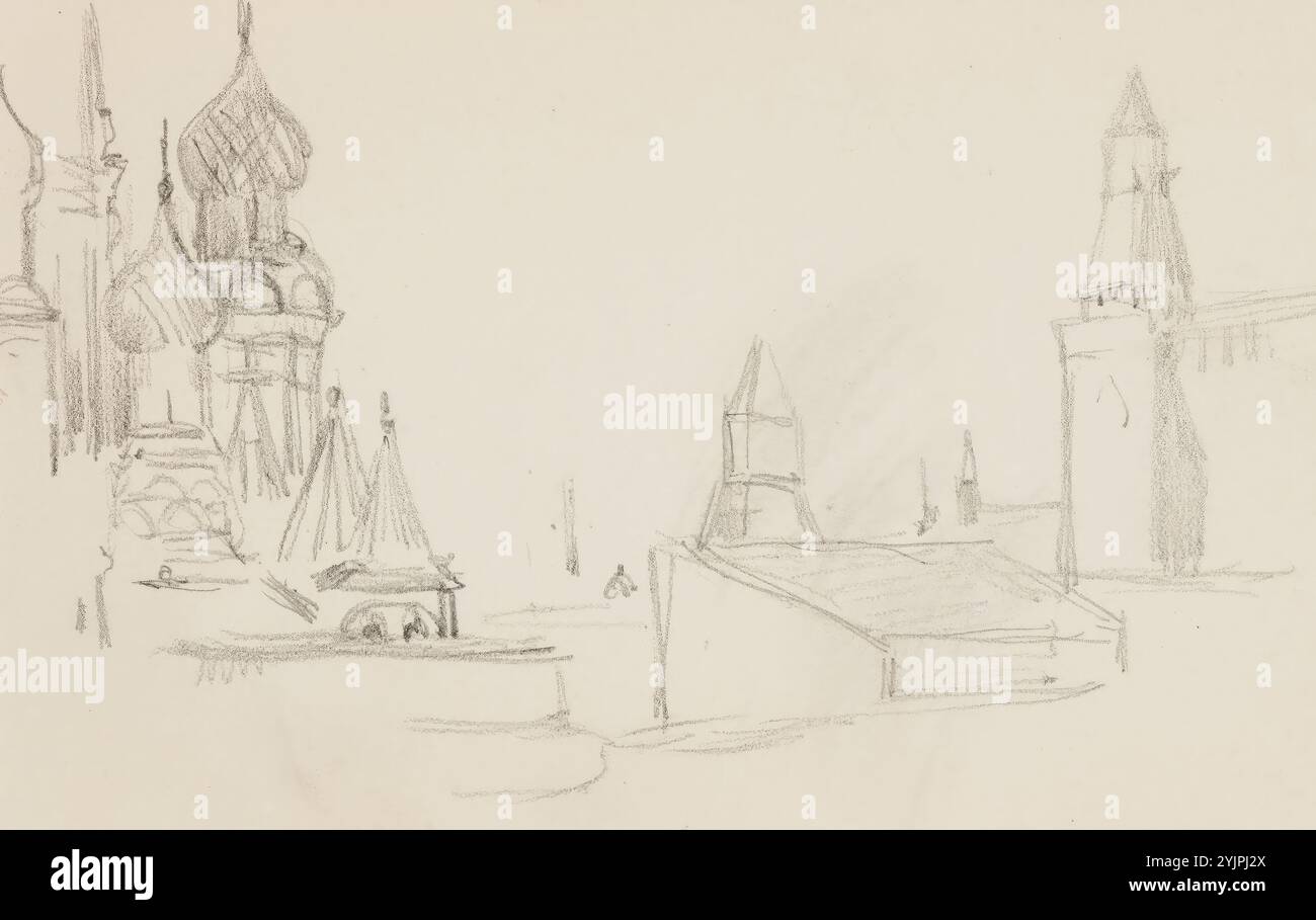 Edelfelt, Albert, Sketch book, drawing, 9.5 cm x 17.5 cm, Albert Gustaf ...