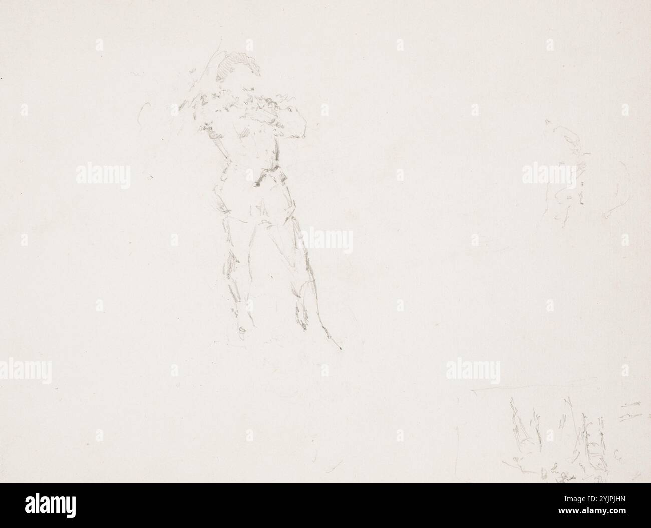 Schjerfbeck, Helene, Sketch book, 1879-1880, drawing, 13.7 cm x 21, 8 cm, Schjerfbeck, Helene ...