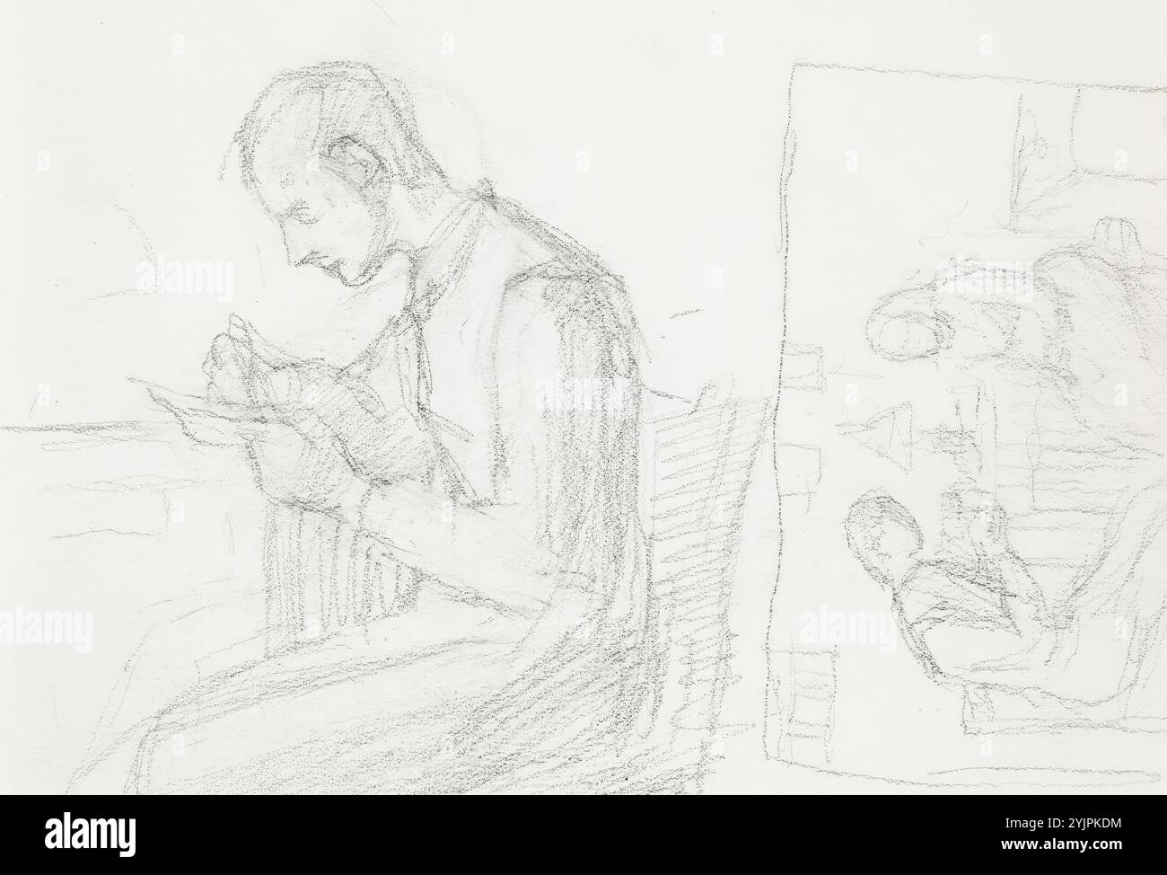 Wiik, Maria, Sketch book, drawing, Wiik, Maria, unscheduled, Maria ...