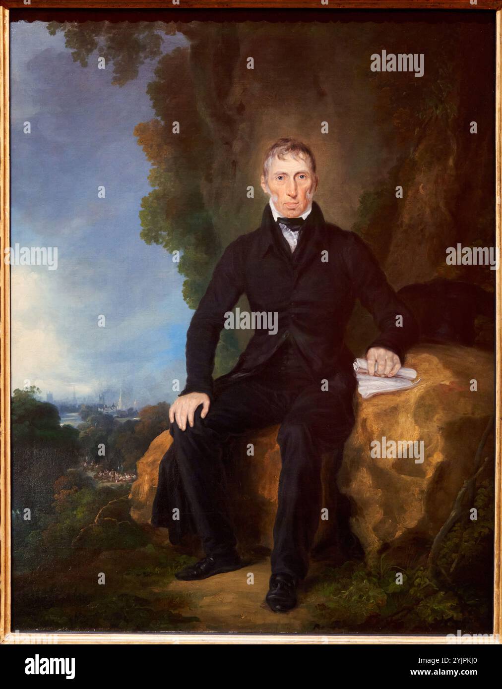 John Loudon McAdam, (1756-1836), about 1830, By an unknown artist ...