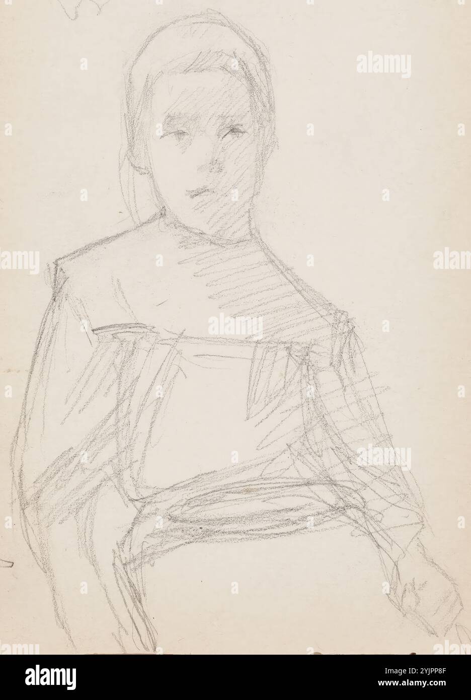 Wiik, Maria, Sketch book, drawing, Maria Catharina Wiik 1853 – 1928 a ...