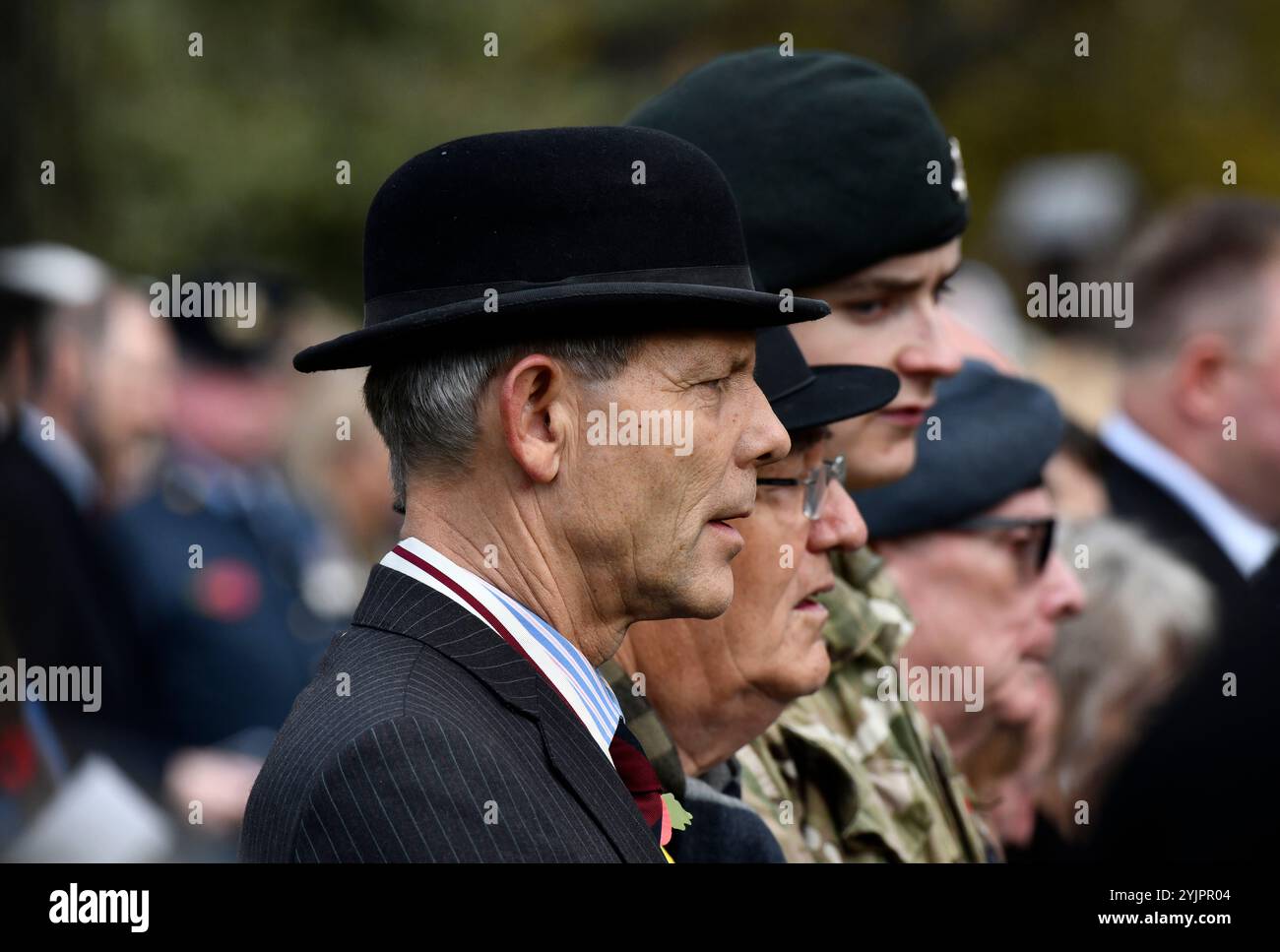Sir Edward Tate Deputy-Lieutenant of Shropshire Remembrance Sunday ...
