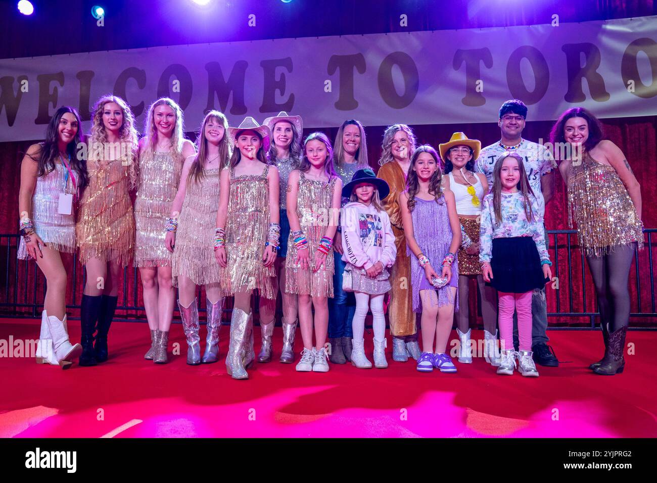 Toronto, Canada. 14th Nov, 2024. Swifties take part in Taylor Swift ...