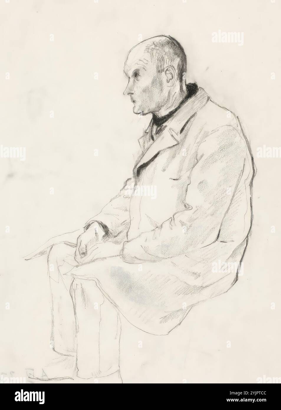 Edelfelt, Albert, Sketch book, 1890-91, drawing, 21.5x30, Edelfelt ...