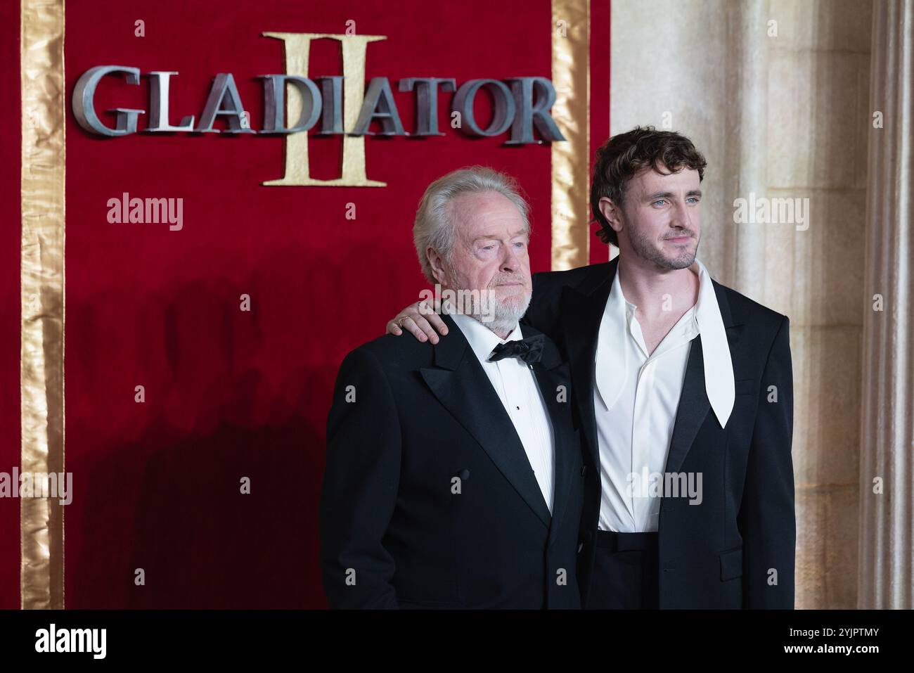 London, UK. 13 November, 2024. Sir Ridley Scott and Paul Mescal attend ...