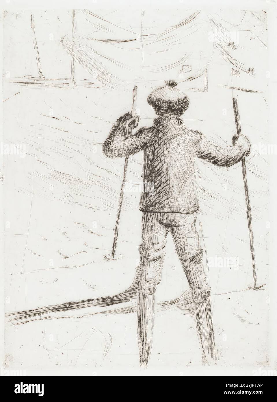 Edelfelt, Albert, Sketch book, 1890-91, drawing, 21.5x30, Edelfelt ...