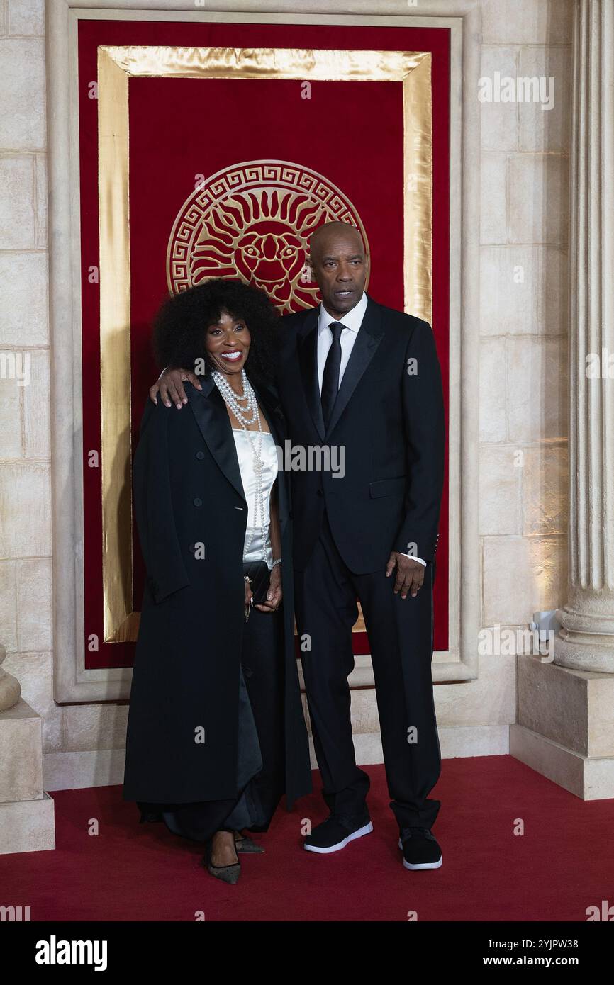 London, UK. 13 November, 2024. Pauletta Washington and Denzel ...