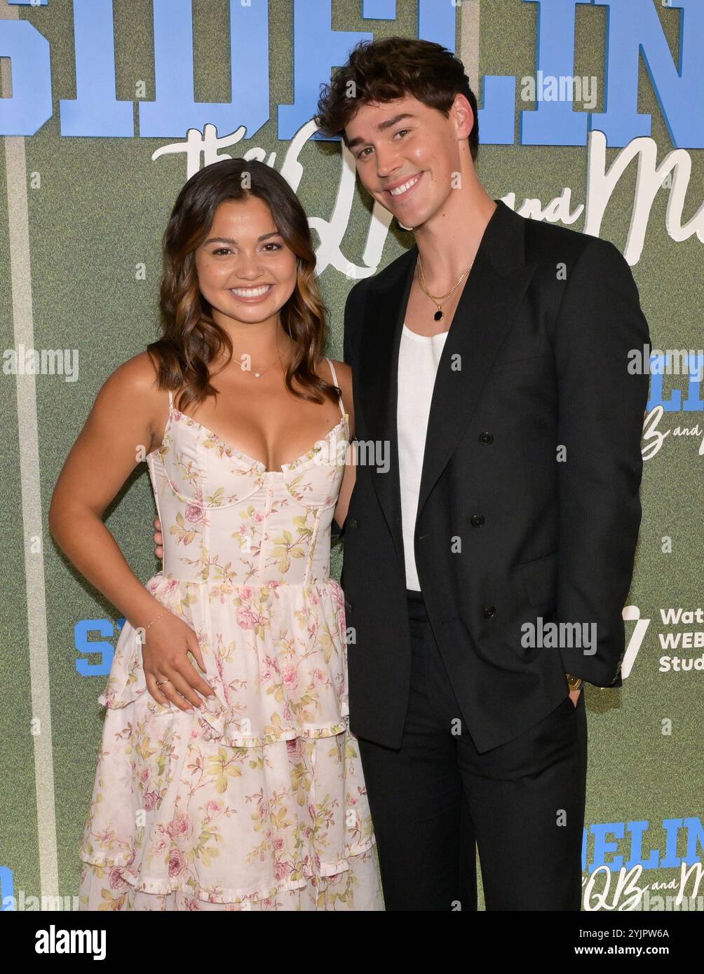 West Hollywood, California, USA. 14th Nov, 2024. Siena Agudong and Noah ...