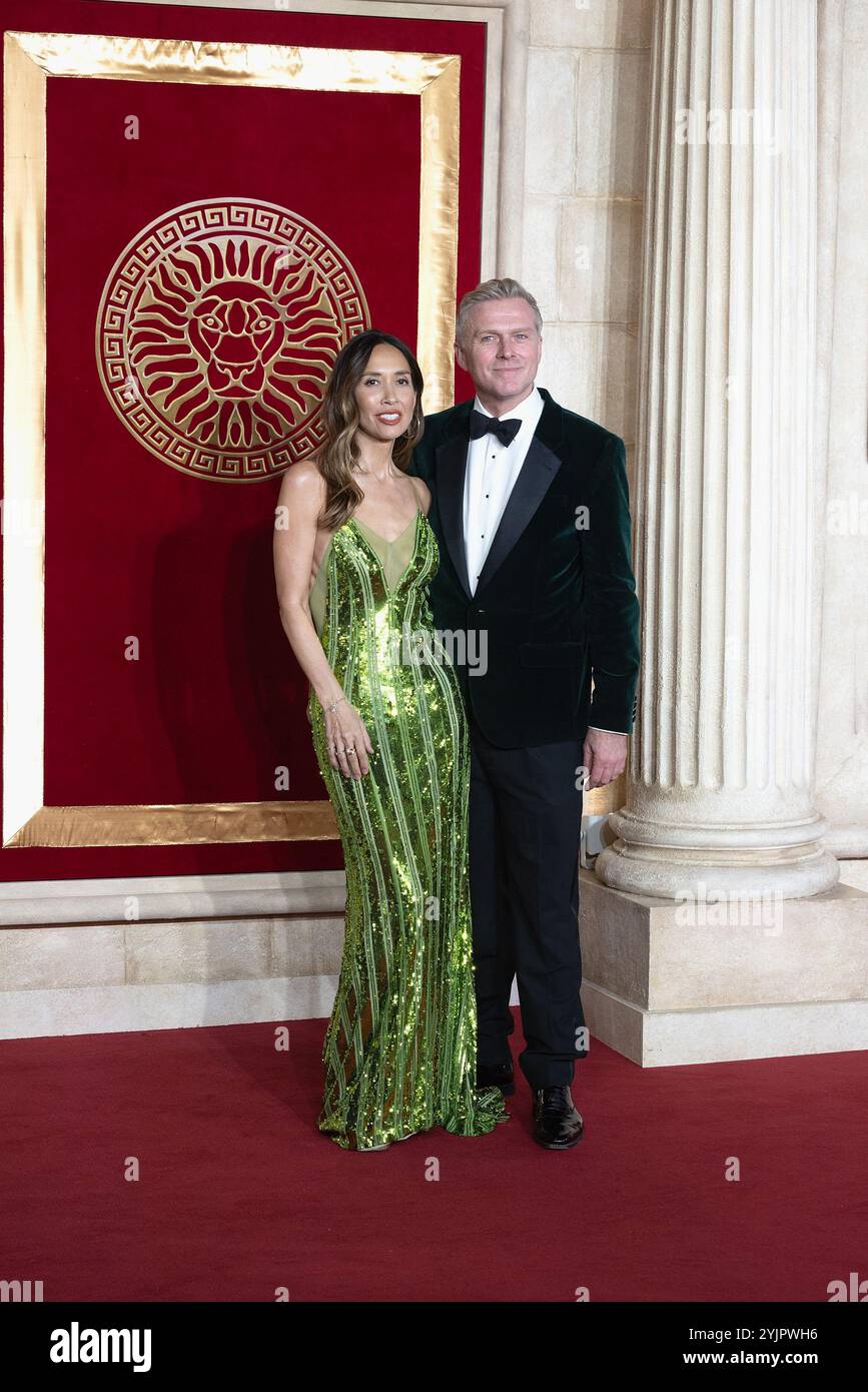 London, UK. 13 November, 2024. Myleene Klass and Simon Motson attend ...