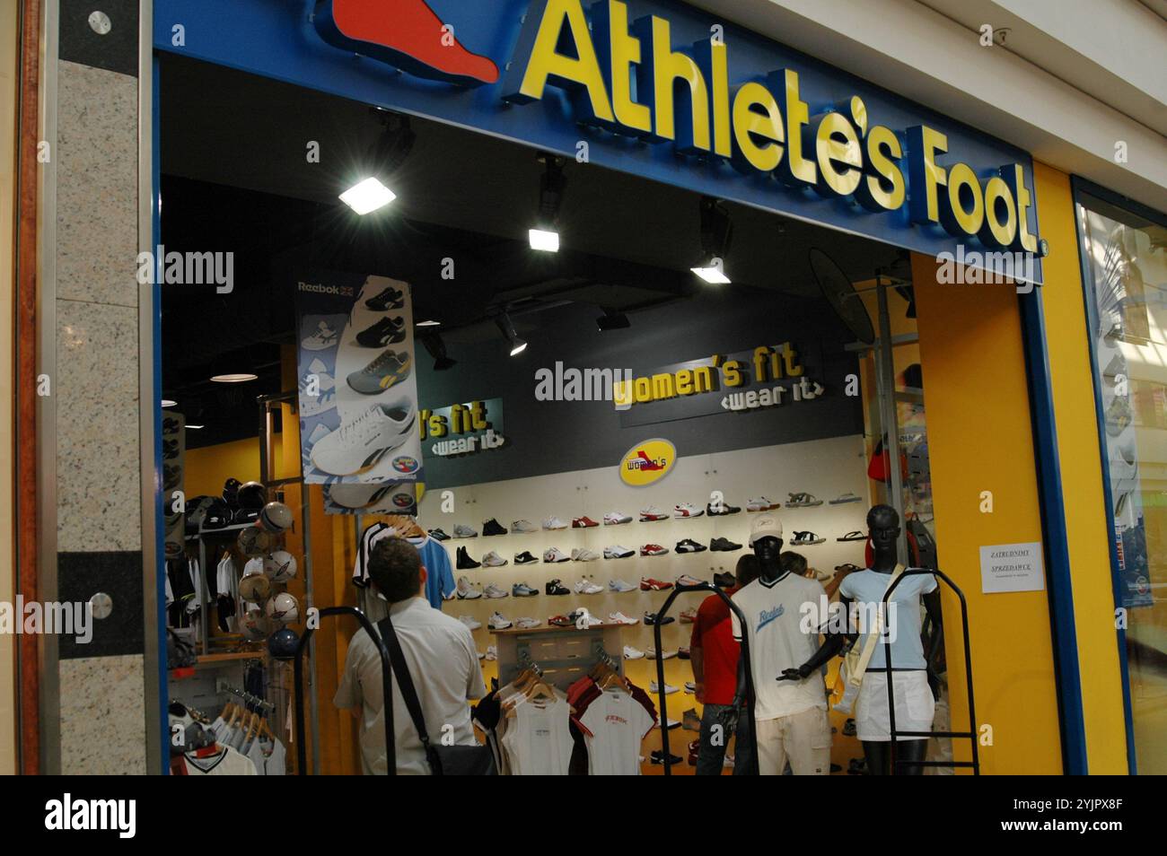 Wroclaw Poland.Athletes foot sport store. .(Photo by Francis Dean/Dean ...