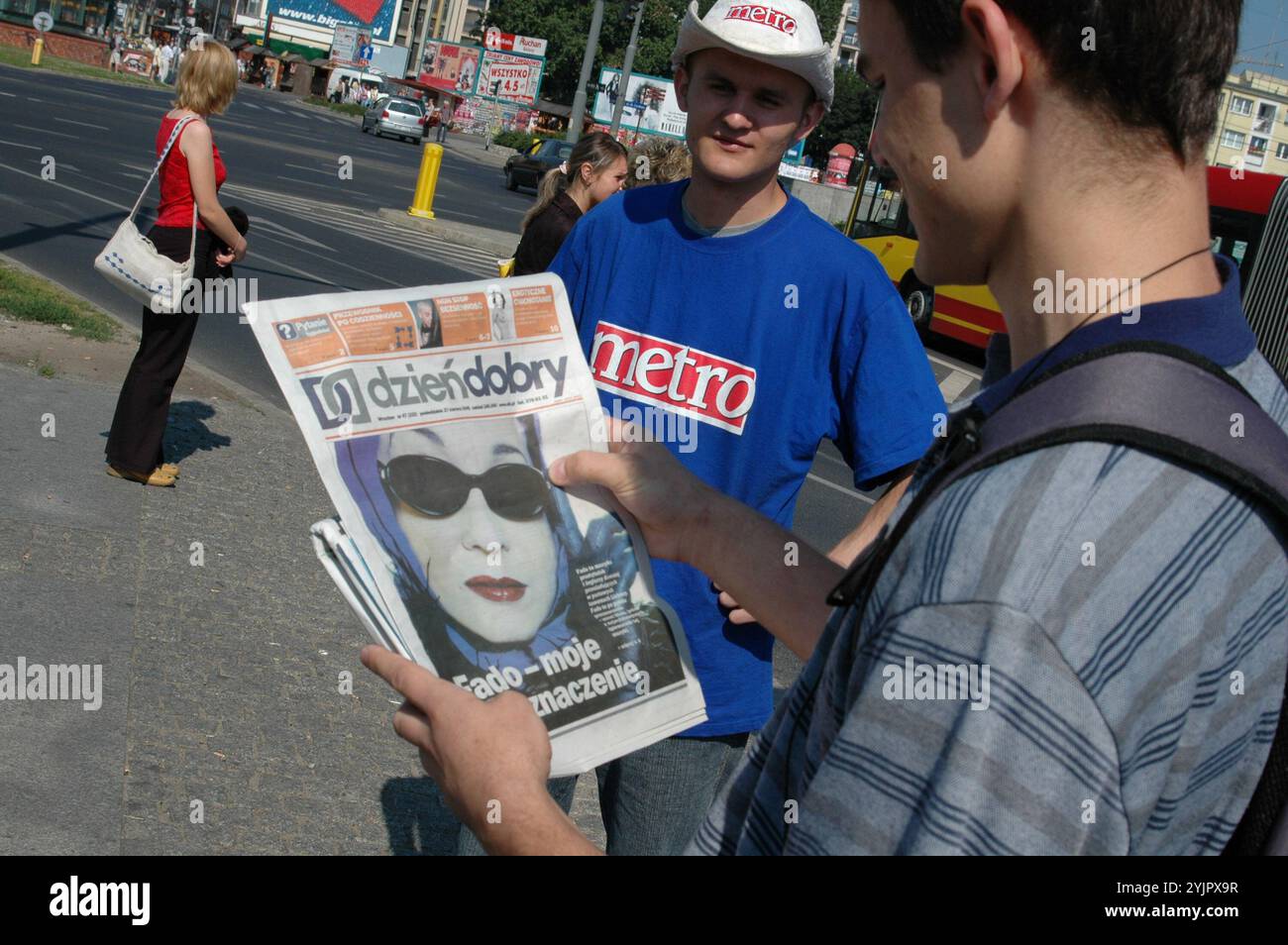 Wroclaw Poland .Metro and polish Dziendobry dailies are free and can ...