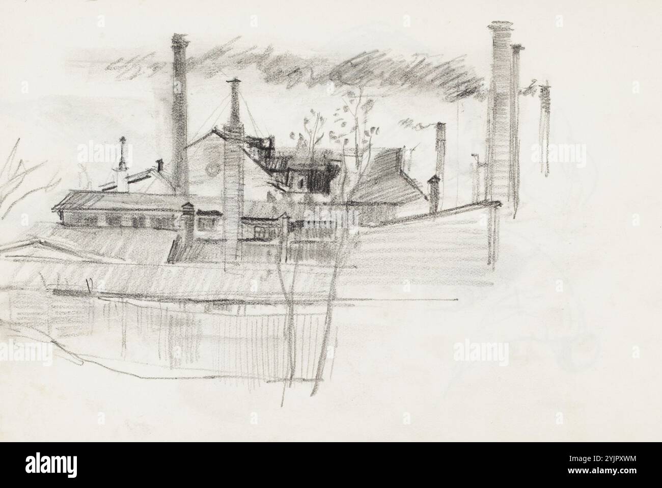 Ericsson, Henry, work, Sketchbook, 49 leaves, 1933, drawing, Tivoli ...