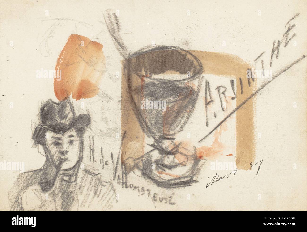 Kunisada, C, work, Actors Nakamura Fukusuke, Ichikawa Danjuro VIII and ...