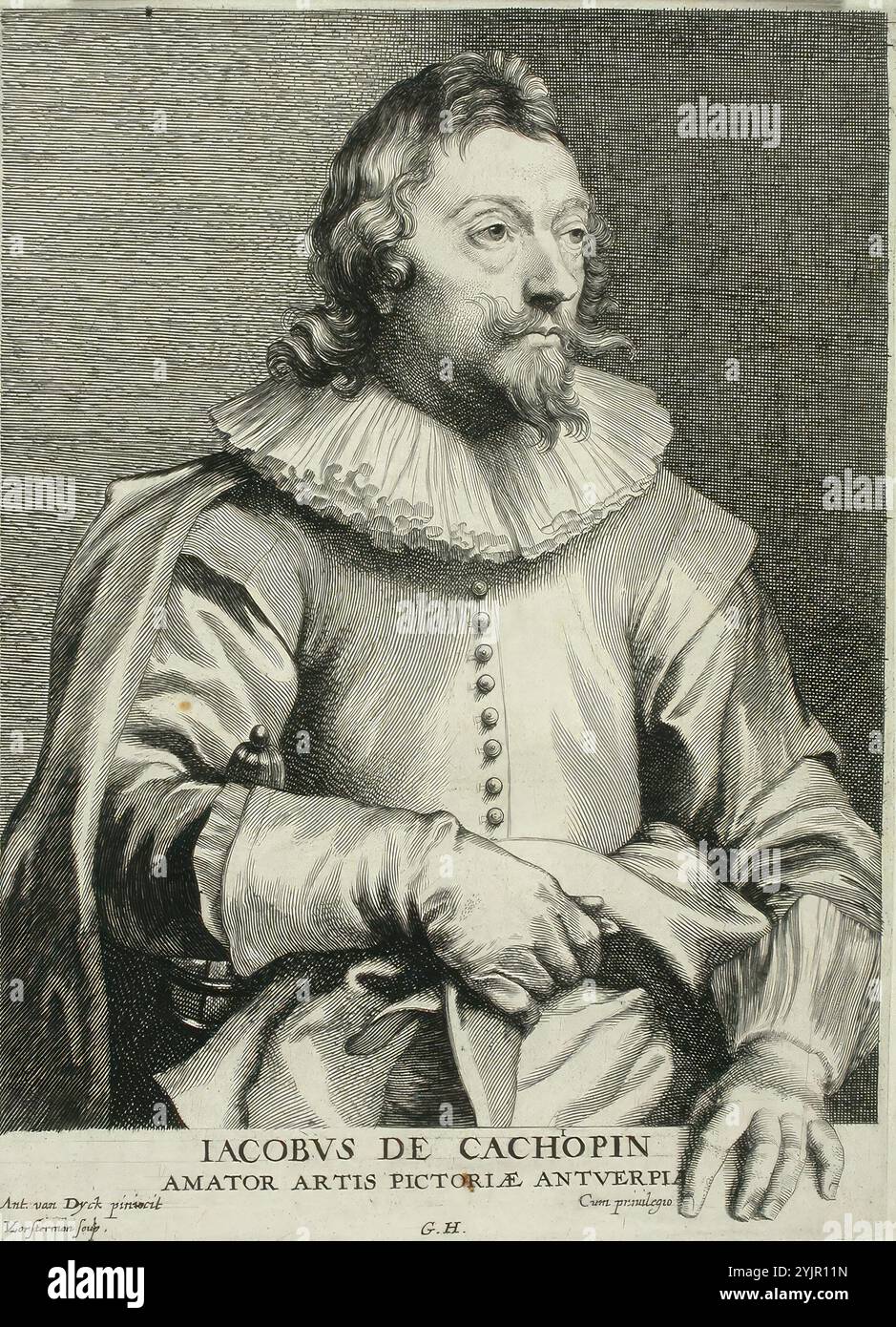 Vorsterman, Lucas, inventor: Anton van Dyck, work name: J.de Cachopin ...