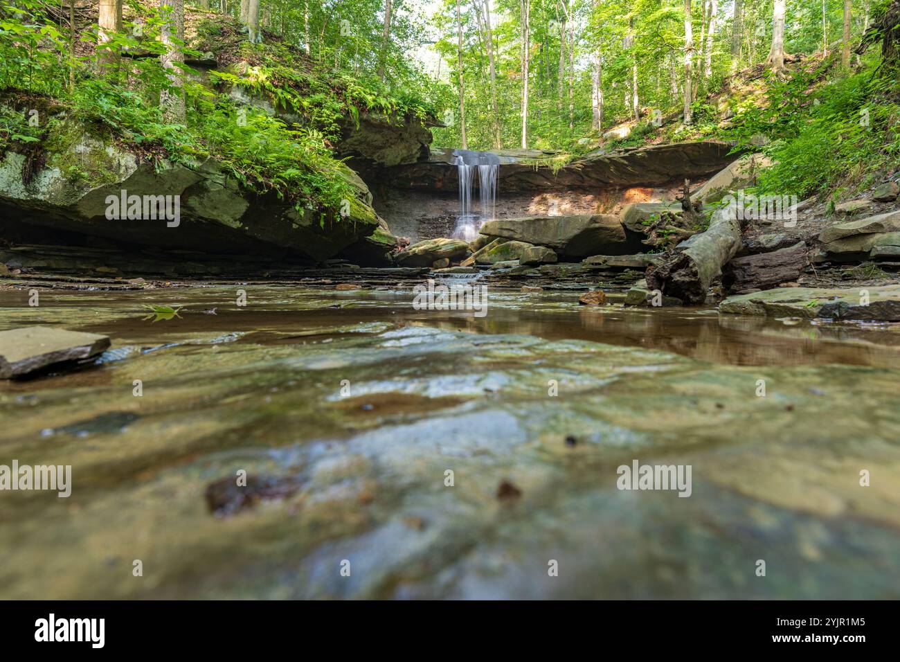 blue hen falls cuyahoga valley Stock Photo - Alamy