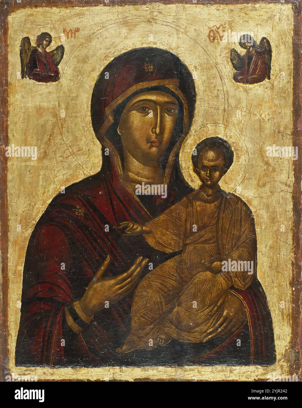 unknown, work, Mother of God, Hodigitria, Byzantine icon, 16th century ...