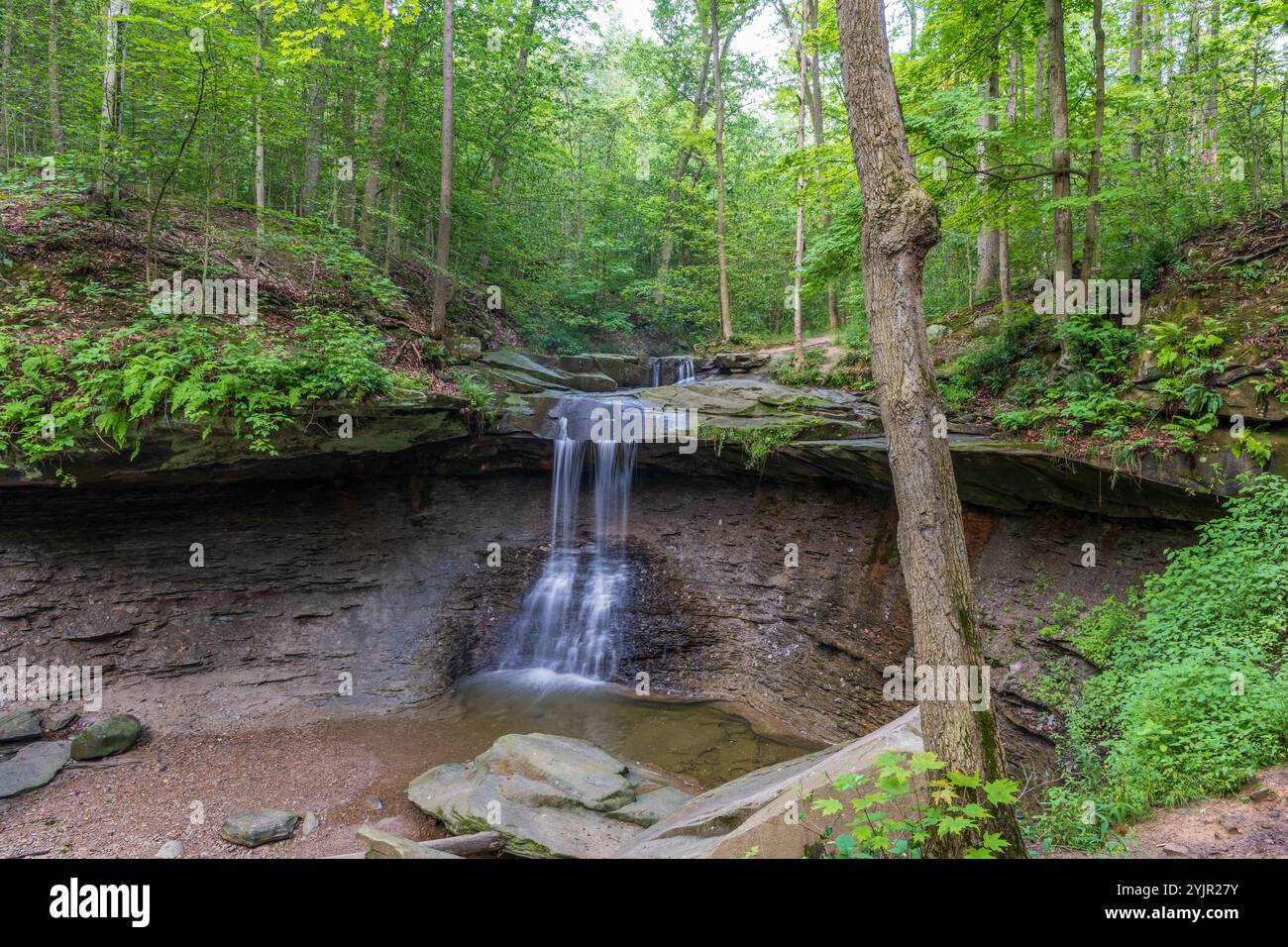 blue hen falls ohio Stock Photo - Alamy