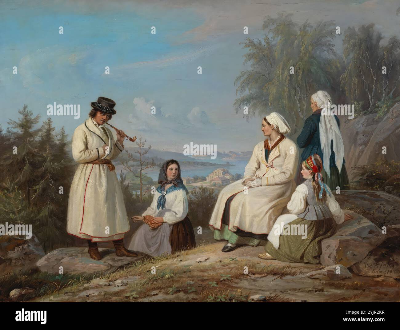 Ekman, Robert Wilhelm, Wright, Magnus von, work name: Kurkijoki people ...