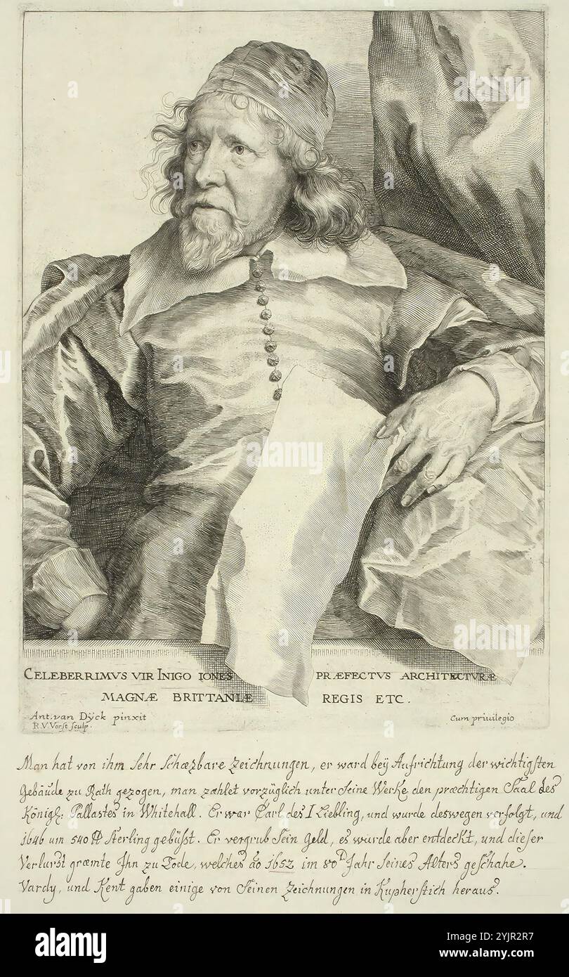Vorst, Robert van, inventor: Anton van Dyck, work name: Inigo Jones ...