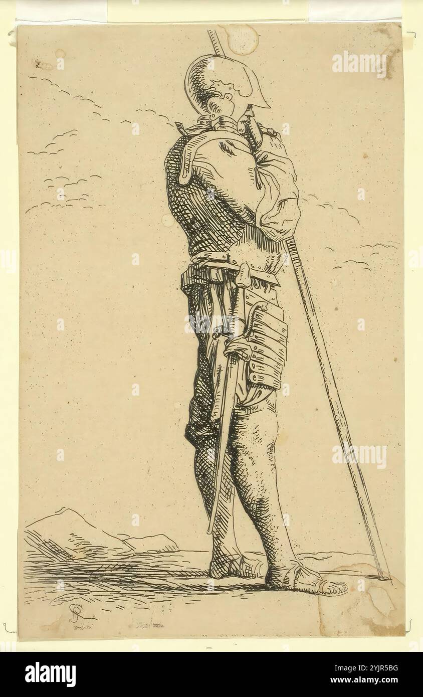 Armored soldier leaning hi-res stock photography and images - Alamy