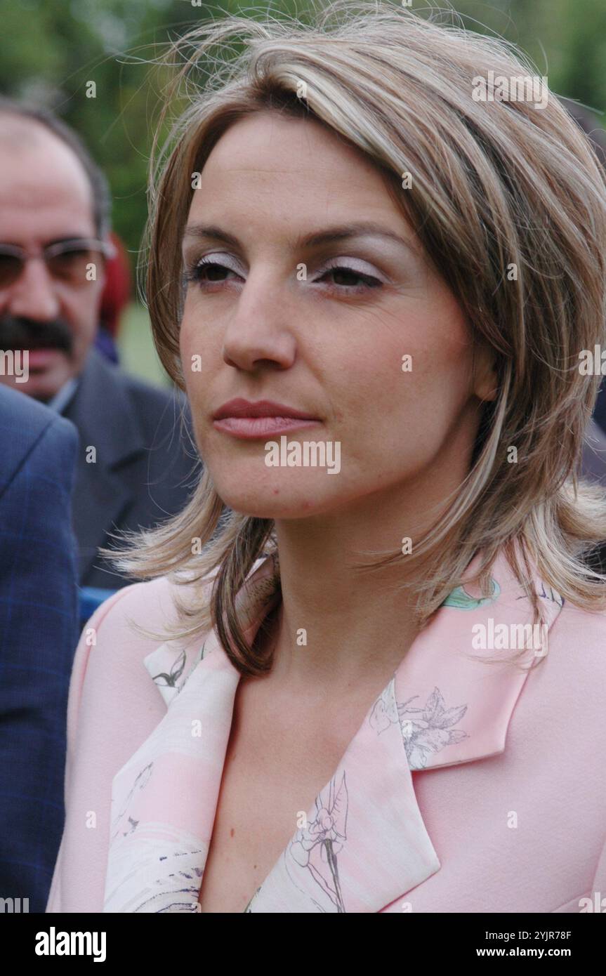 May 22,2005, Albena resort-Bulgaria, Nina Chilova,Bulgraian minister ...