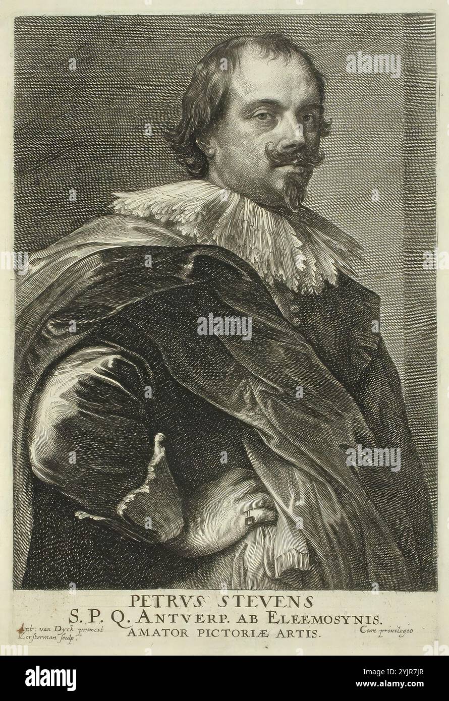 Vorsterman, Lucas, inventor: Anton van Dyck, Petrus Stevens, (1000 ...