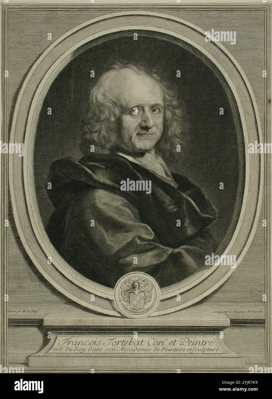 Edelinck, Gérard, inventor: M. de Pille, work, Francois Tortebat ...