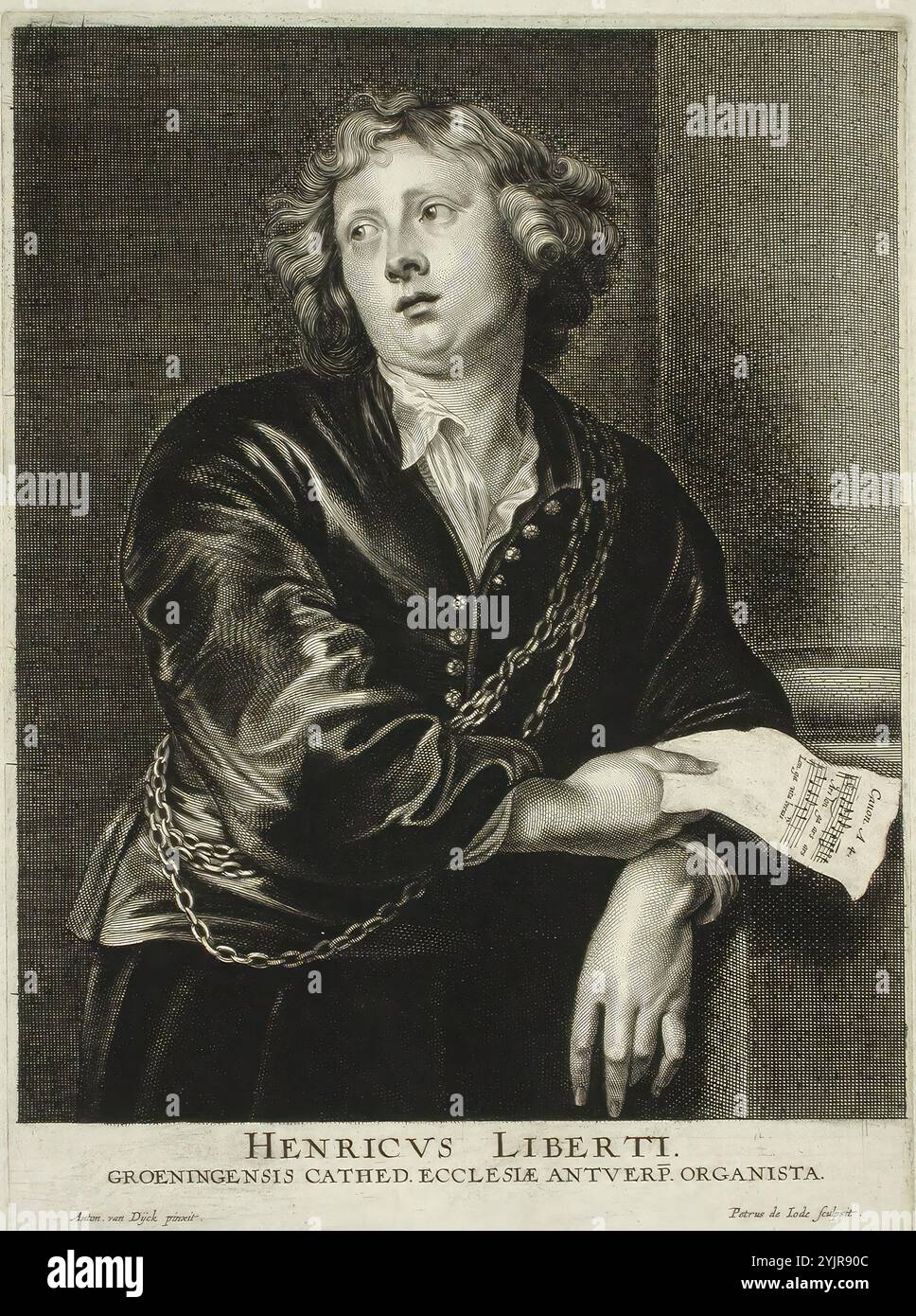Jode, Peter de, inventor: Anton van Dyck, work, Singer Henrik Liberti ...