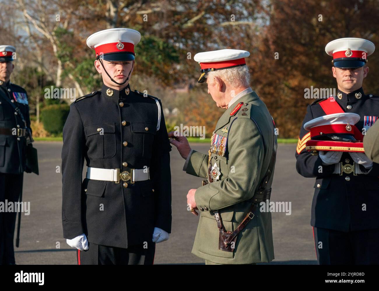 RETRANSMITTED WITH ADDITIONAL INFORMATION King Charles III, as Captain ...