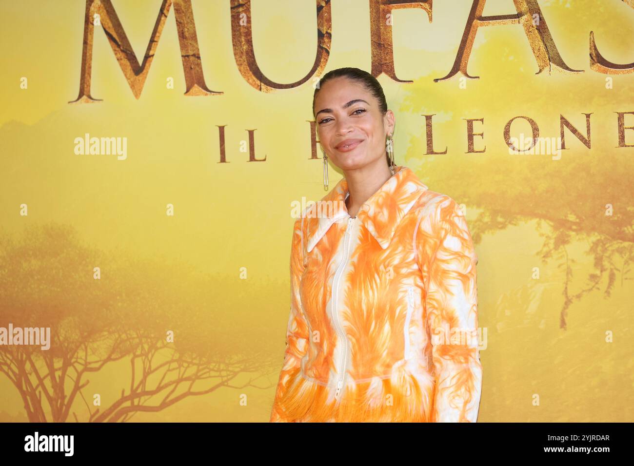 Elodie, voice of Sarabi, during the Photocall of the movie MUFASA - Il ...
