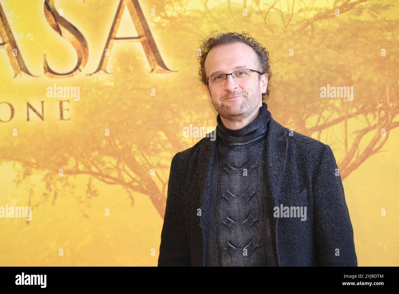 Edoardo Stoppacciaro, voice of young Rafiki, during the Photocall of ...