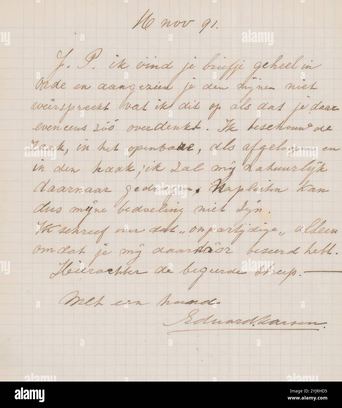 16 nov 1891 hi-res stock photography and images - Alamy