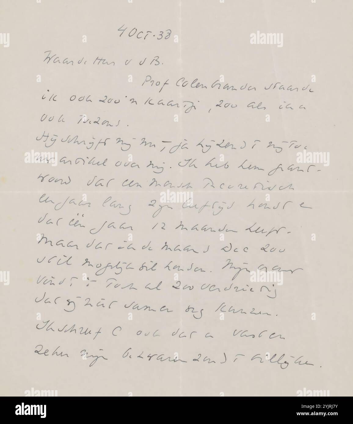 Letter to A. van der Boom, printed, writer: Richard Nicolaüs Roland ...