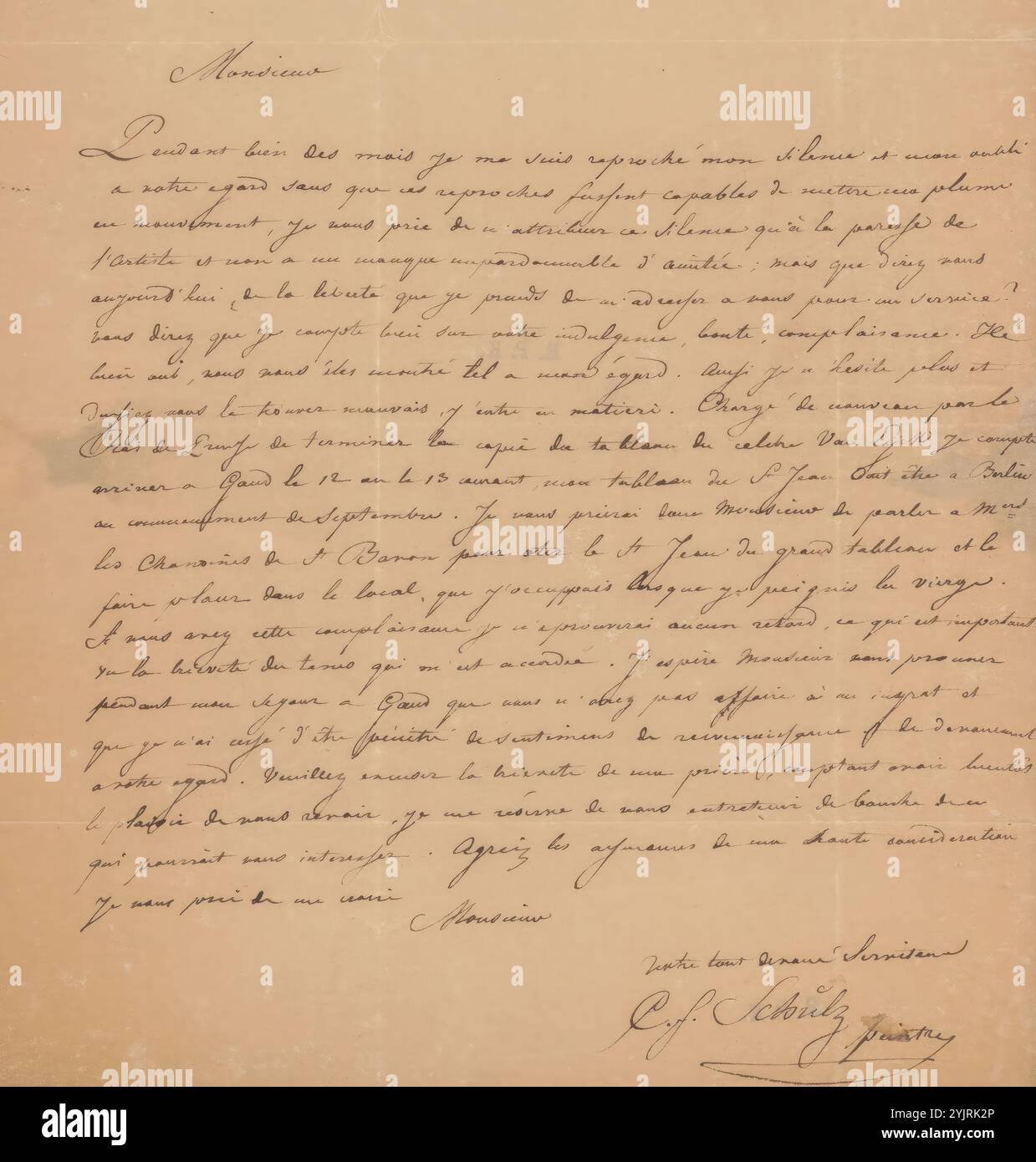 Letter to Liévin Amand Marie De Bast, writer: unknown, 5-Jun-1826 ...