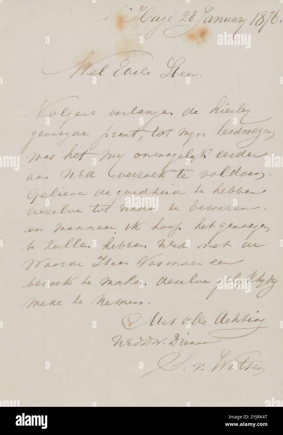 1876 letter hi-res stock photography and images - Alamy