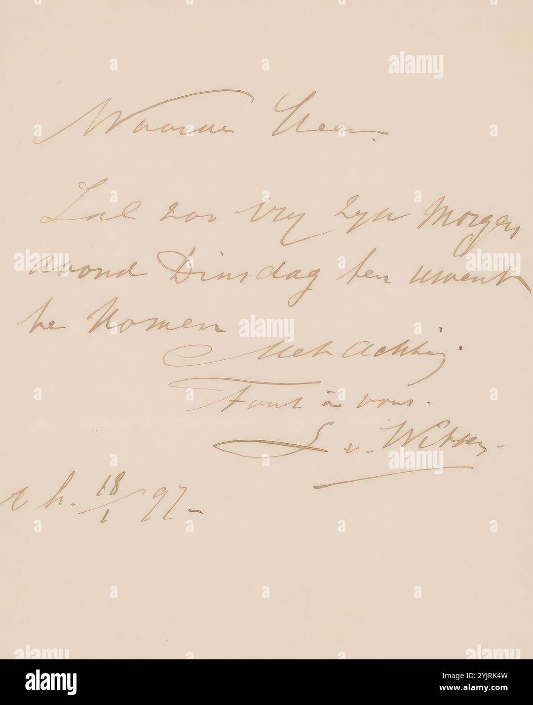 18 jan 1897 hi-res stock photography and images - Alamy