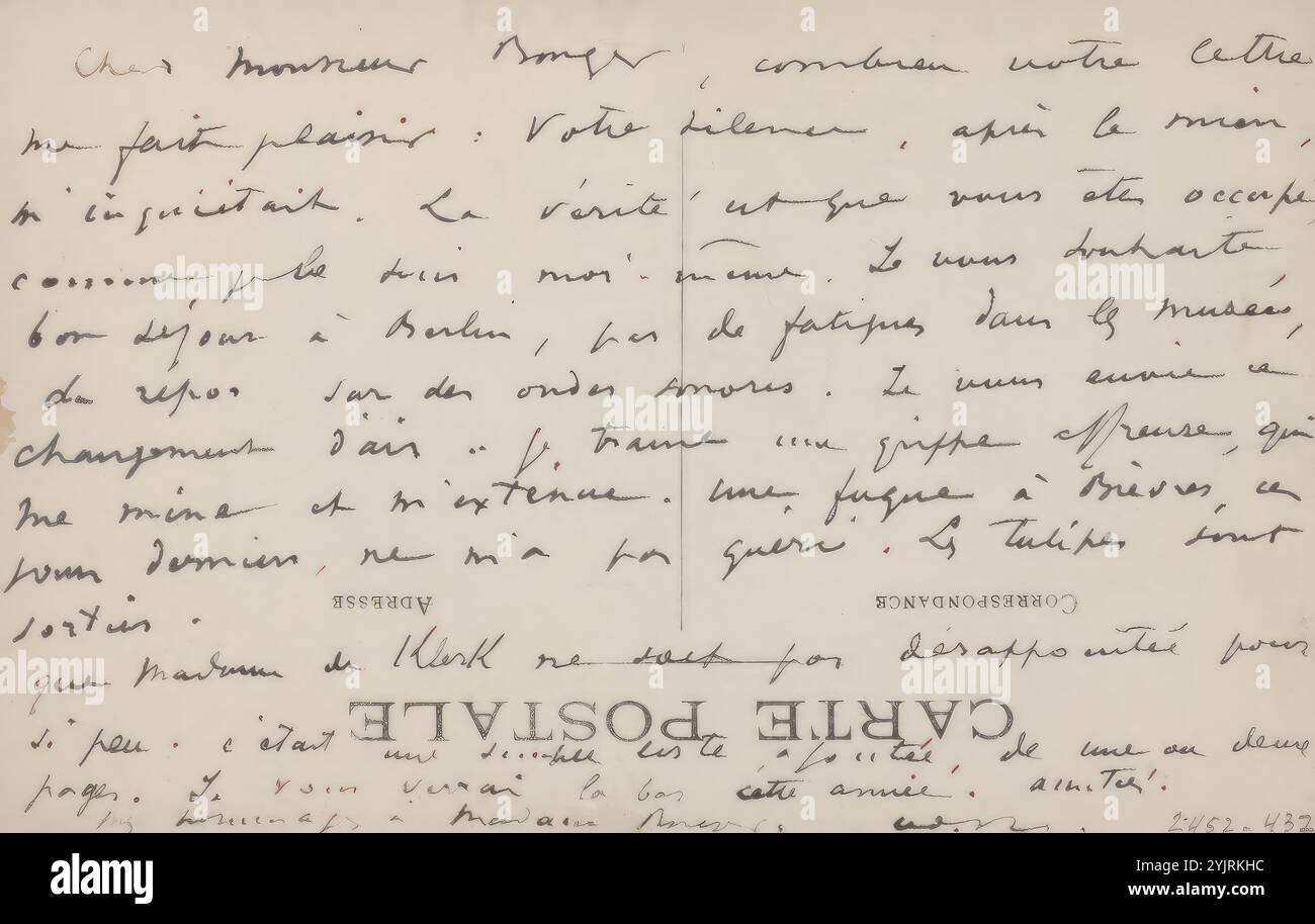 Letters of van gogh hi-res stock photography and images - Alamy