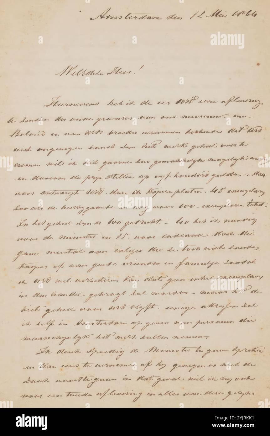 1864 letter hi-res stock photography and images - Alamy