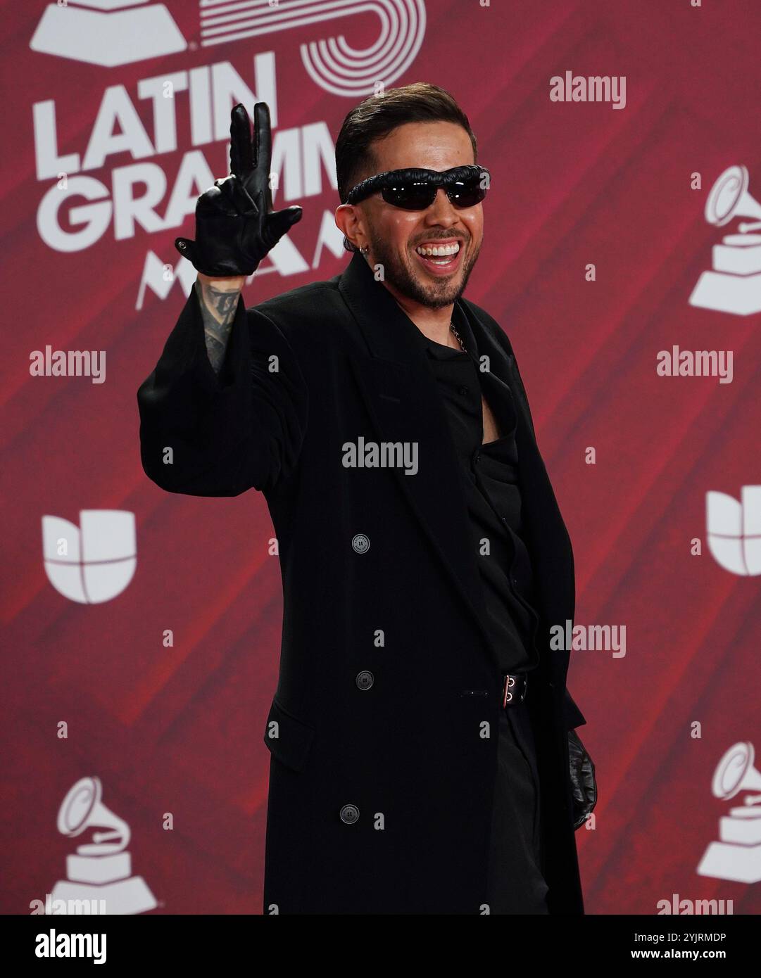 De La Ghetto attends the 25th Annual Latin GRAMMY Awards at Kaseya ...