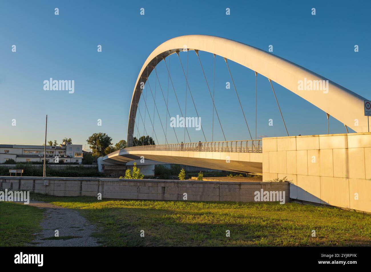 Alessandria - The Cittadella Bridge by architect Richard Meier ...