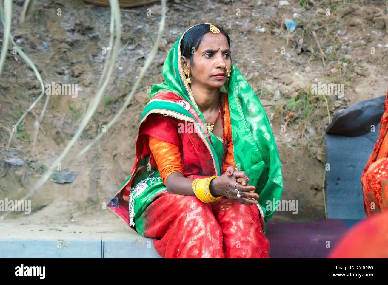 Kathmandu, Nepal - November 07, 2024 : Chhath Puja Parwa Sun God ...