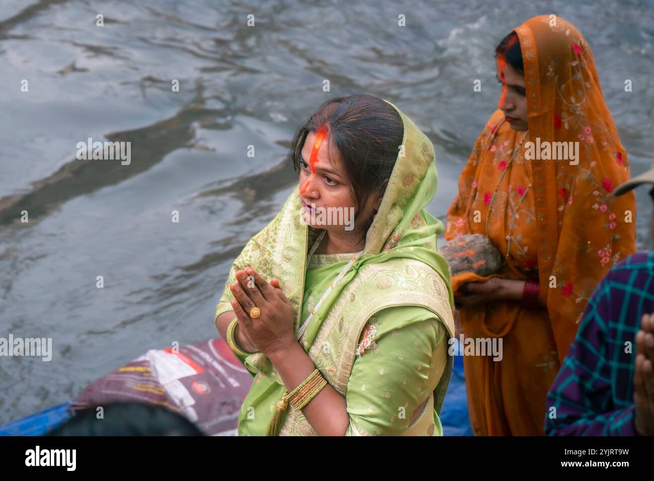 Kathmandu, Nepal - November 07, 2024 : Chhath Puja Parwa Sun God Celebration with Fruits, Lights ...