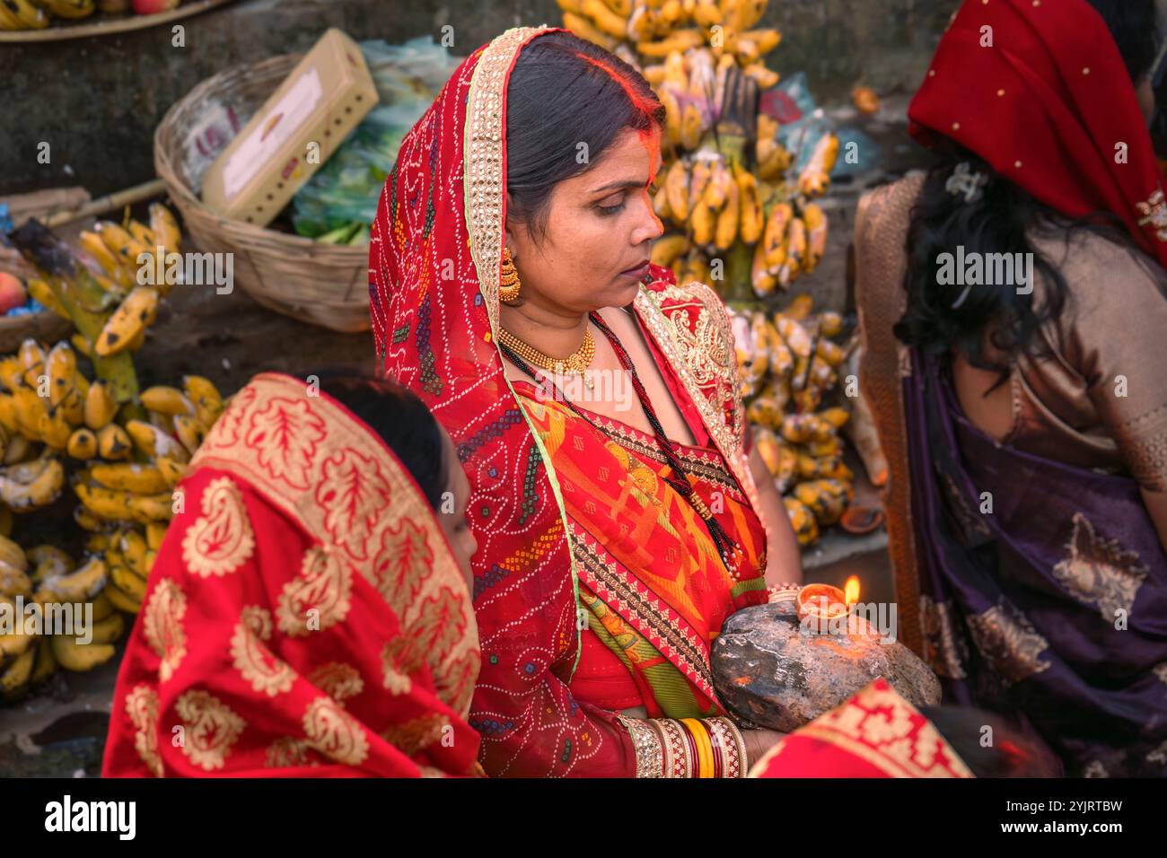 Kathmandu, Nepal - November 07, 2024 : Chhath Puja Parwa Sun God ...