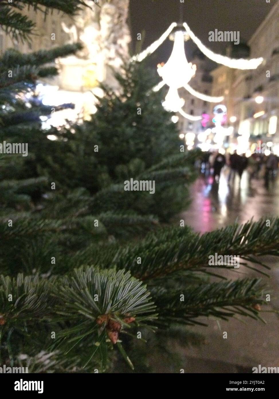 Crowded christmas market night twinkling hi-res stock photography and ...