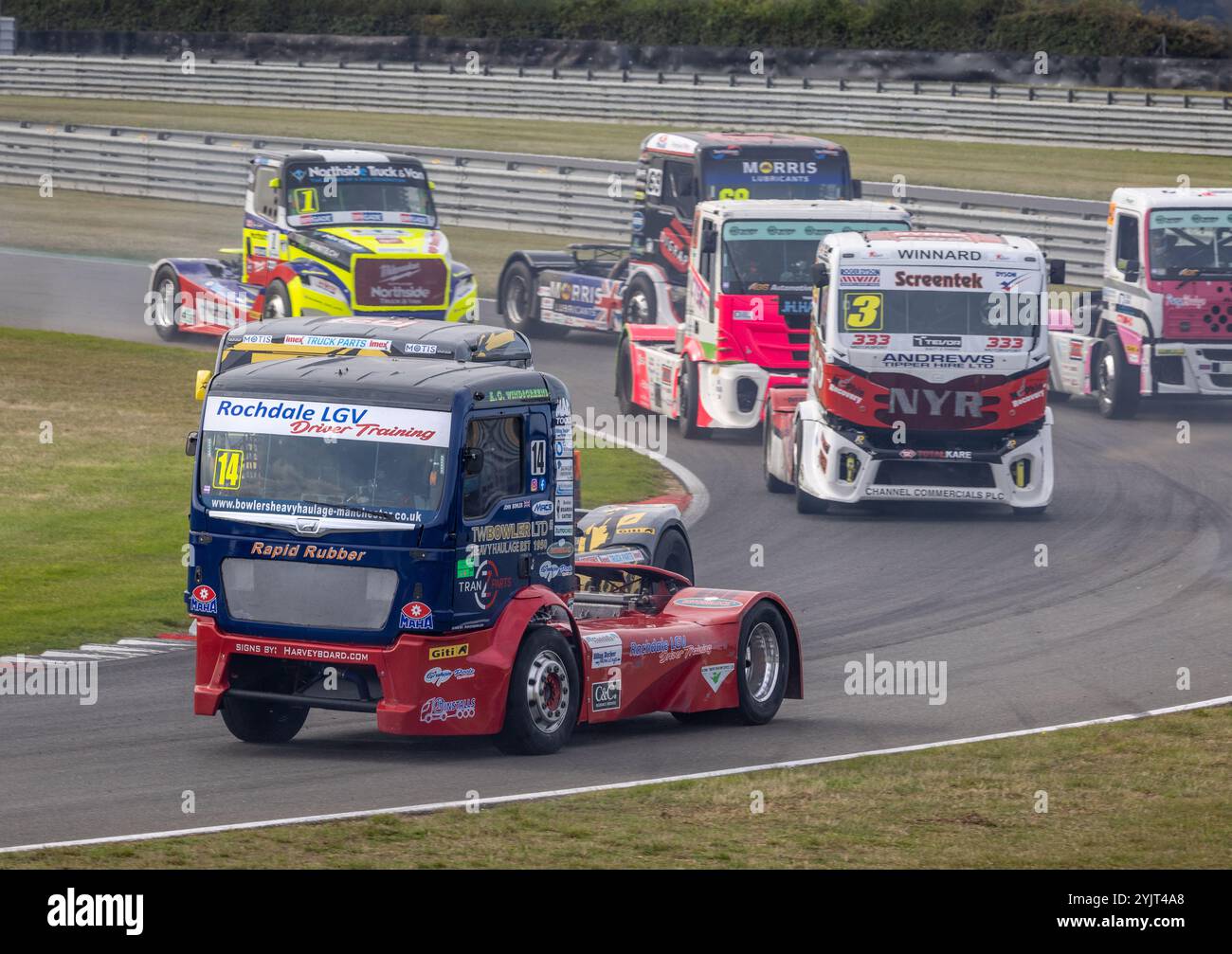 John Bowler in his Bowler Racing MAN TGS during the 2024 British Truck ...