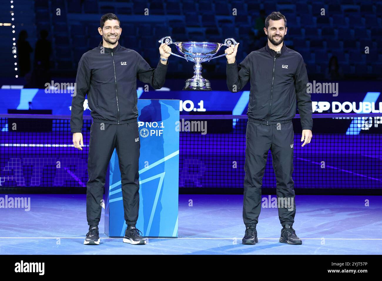 Turin, Italy. 15th Nov, 2024. Marcelo Arevalo of El Salvardor (L) and ...