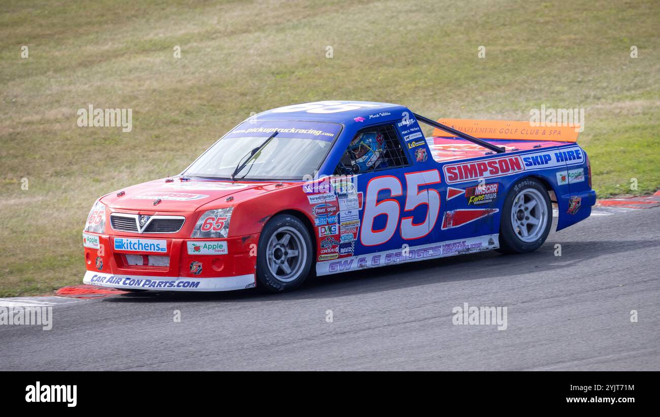 Mark Willis during the 2024 British Pick-Up Truck Racing Championship ...